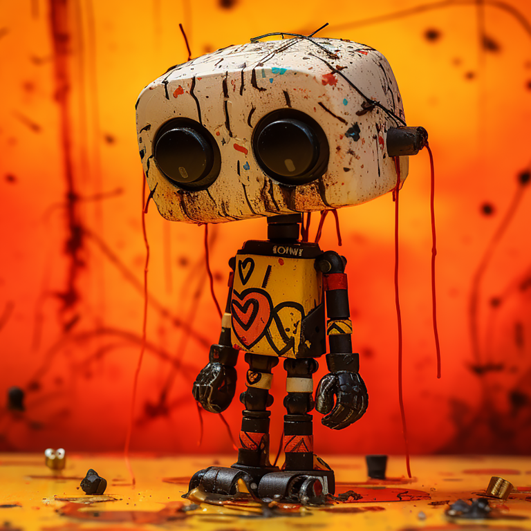 DIGITAL DOWNLOAD FILE- Weird Robots – LemonCreationArt EI